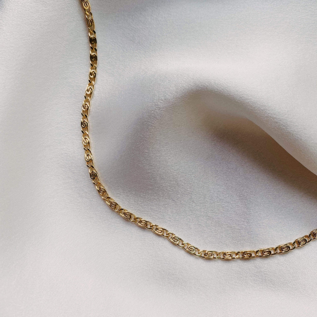 Gold - Snail Chain Necklace | 2.5mm | Gold Filled | LE Sensor – LE sensor